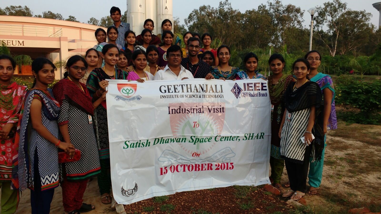 industrial visit to SHATISH DAWN SPACE CENTER (SDSC) SHAR, SRIHARIKOTA ...