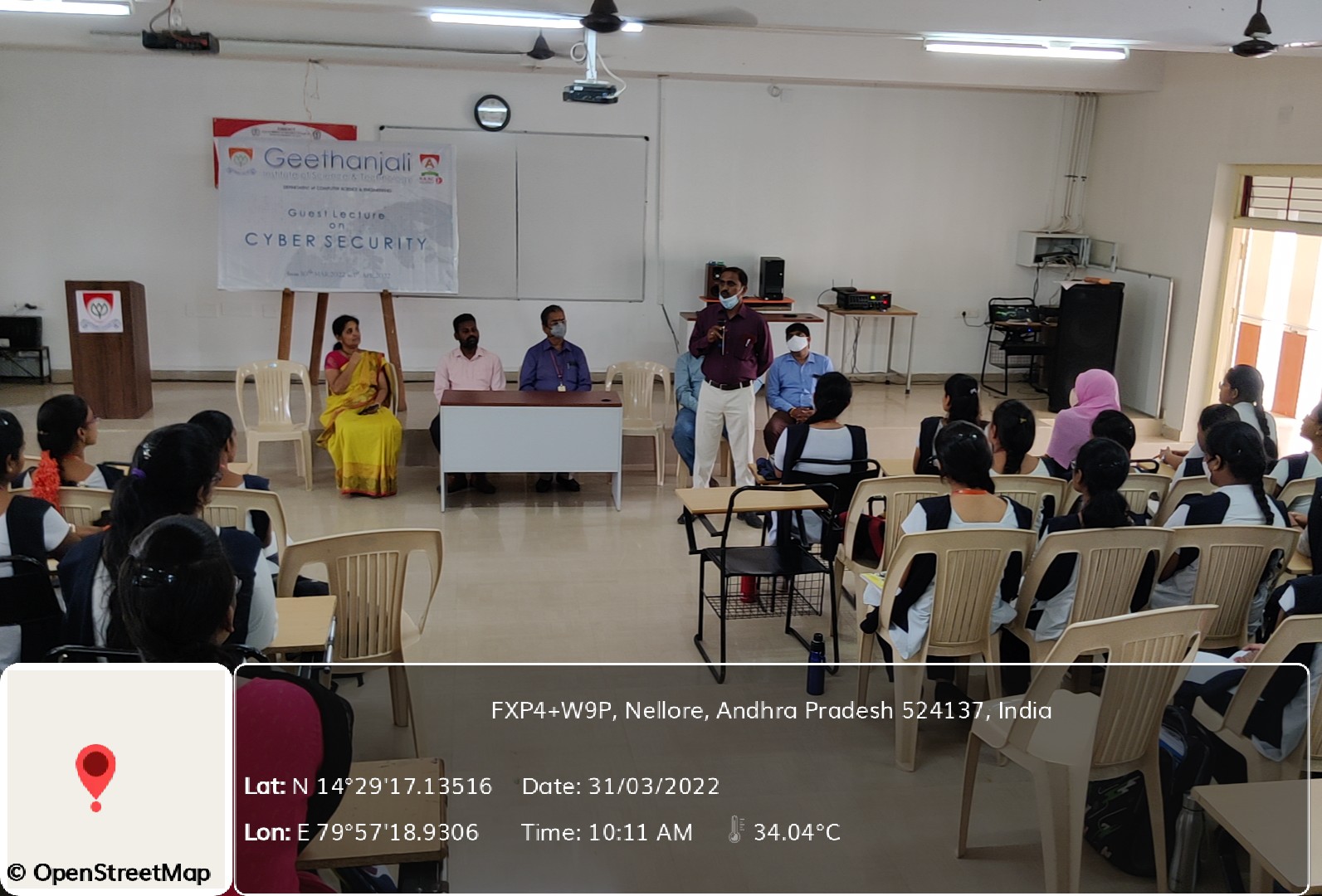 Report on Guest lecture On “Cyber security” | Geethanjali